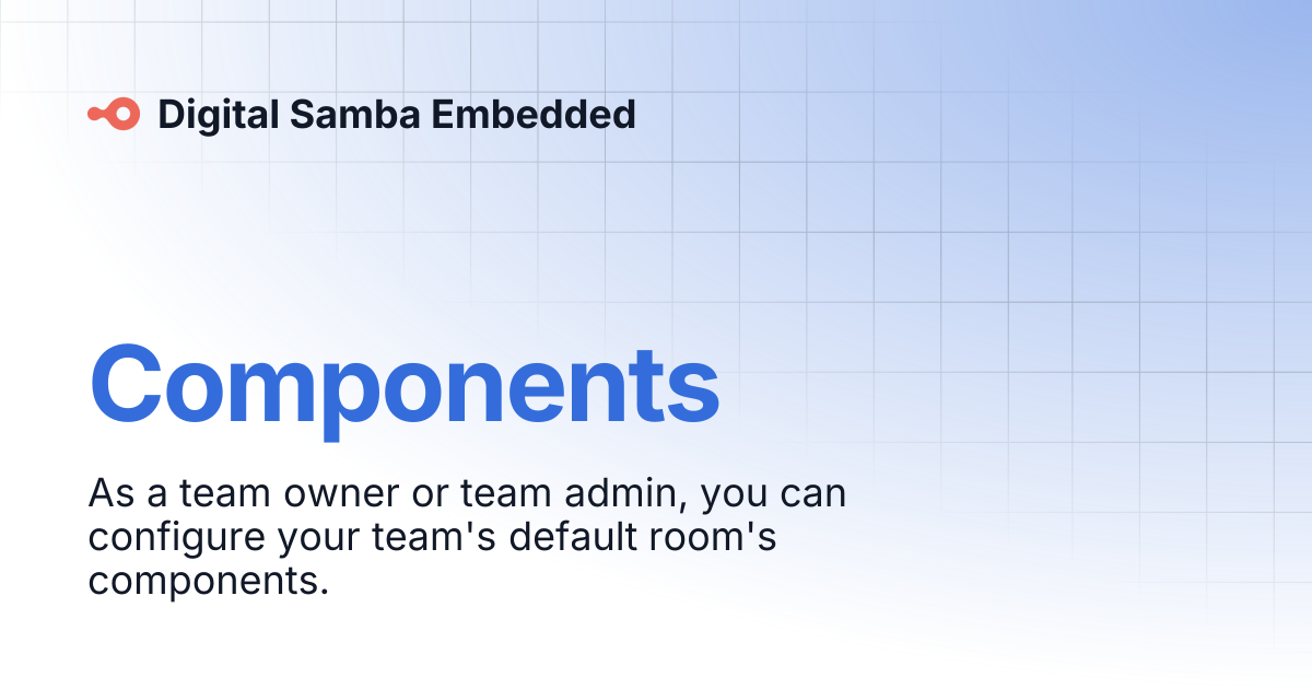 Components Digital Samba Embedded