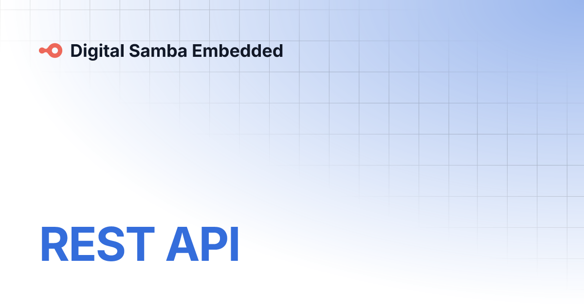 REST API | Digital Samba Embedded REST API | Digital Samba Embedded